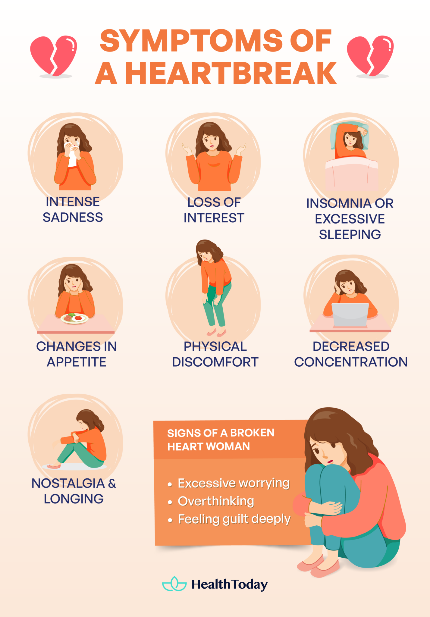 Signs You Have a Broken Heart and Ways To Heal It