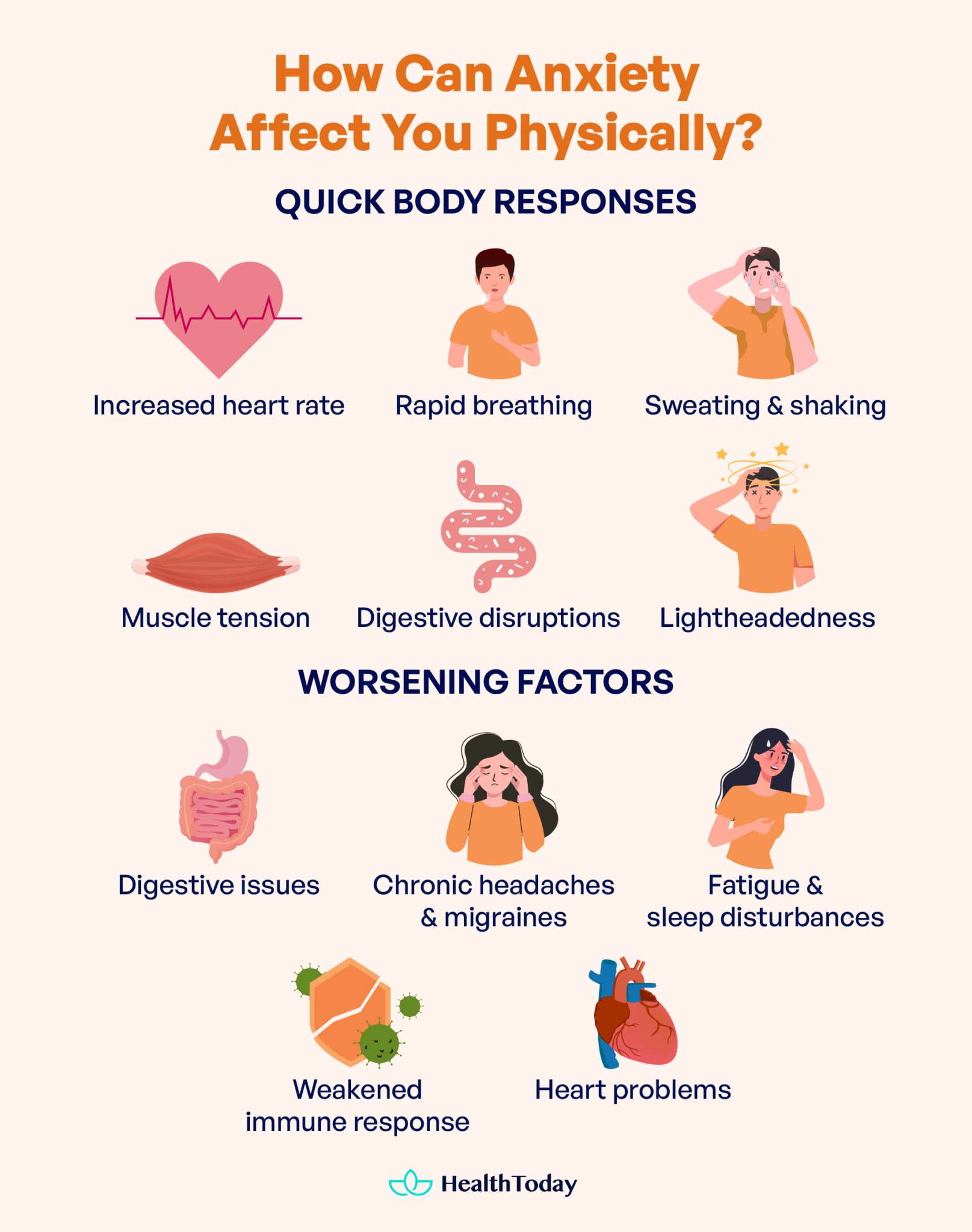 How to Relieve Physical Symptoms of Anxiety? Home Remedies - HealthToday