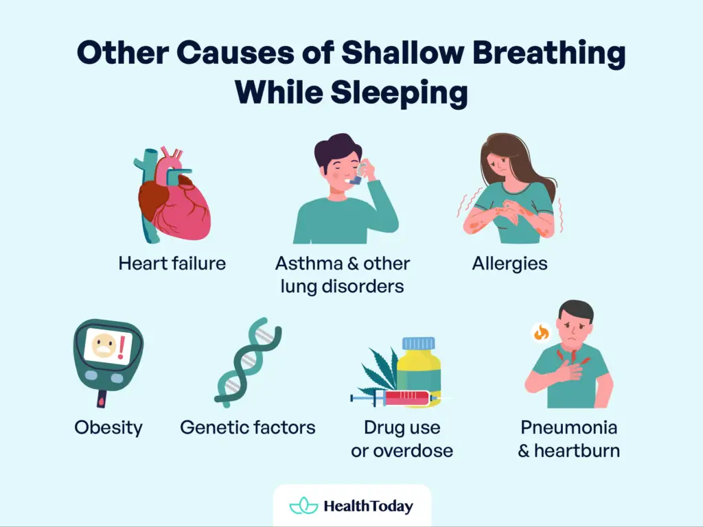 Shallow Breathing While Sleeping: Dyspnea vs. Apnea - HealthToday